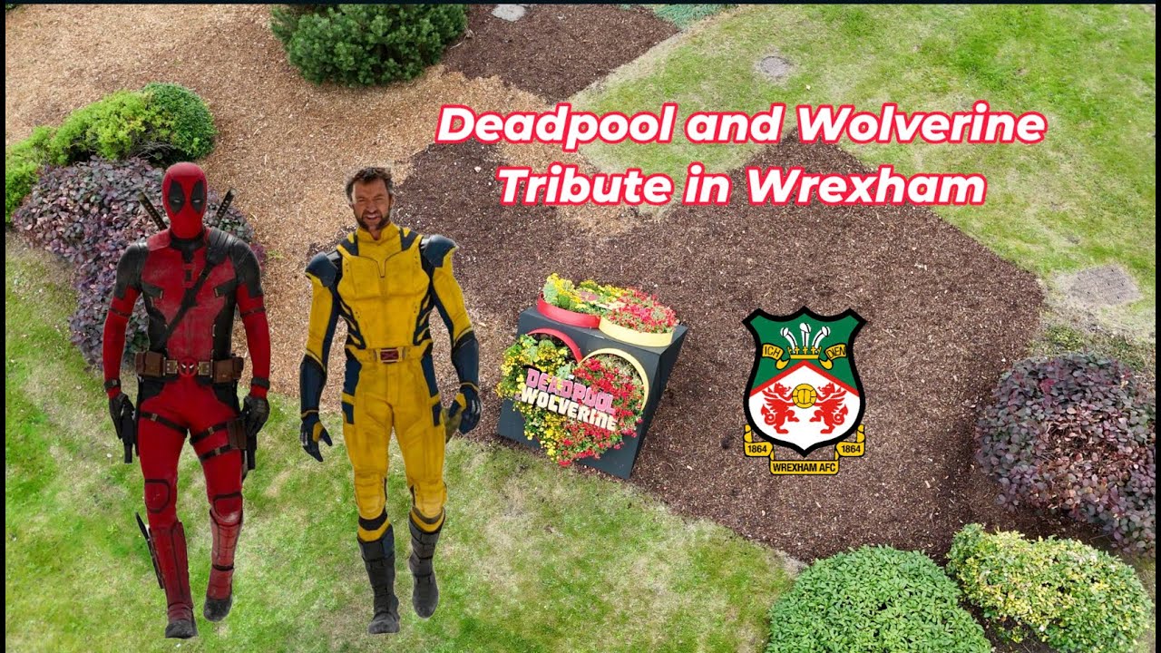 Ryan Reynolds Wrexham FC Gets Deadpool and Wolverine Tribute in Wrexham ...