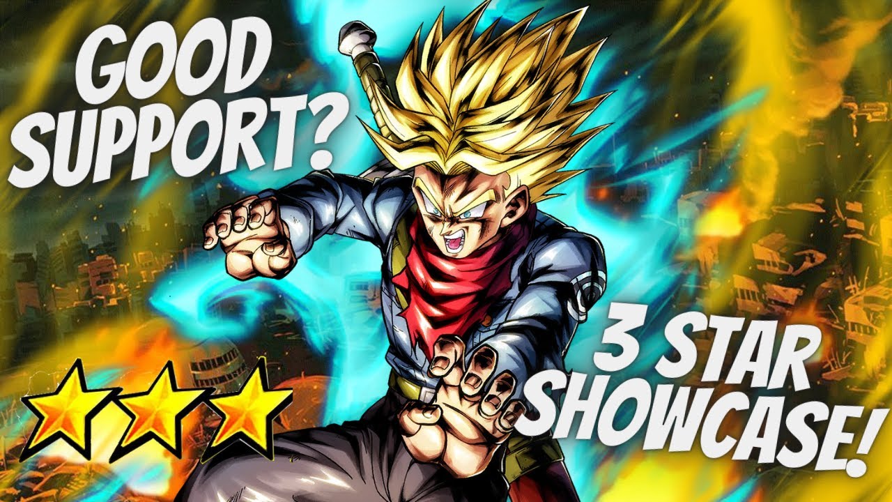 NOT EVEN HIS FULL POTENTIAL!! 3 STAR F2P SSJ2 ADULT TRUNKS SHOWCASE ...