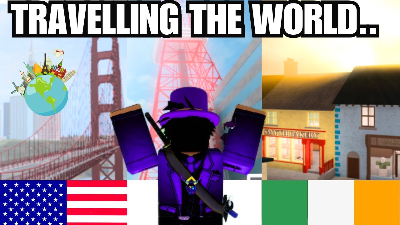 TRAVELLING The WORLD In ROBLOX! - YouTube