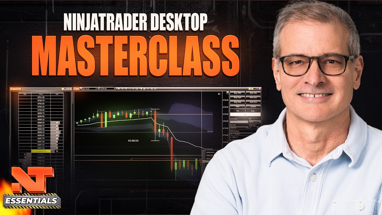 NinjaTrader Desktop Platform Masterclass (Basic to Advanced) - YouTube