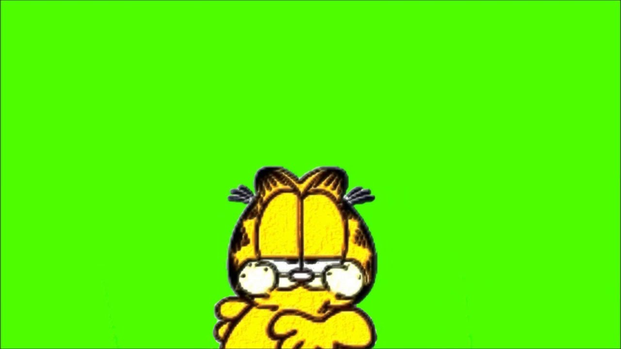 Garfield Green Screen - YouTube