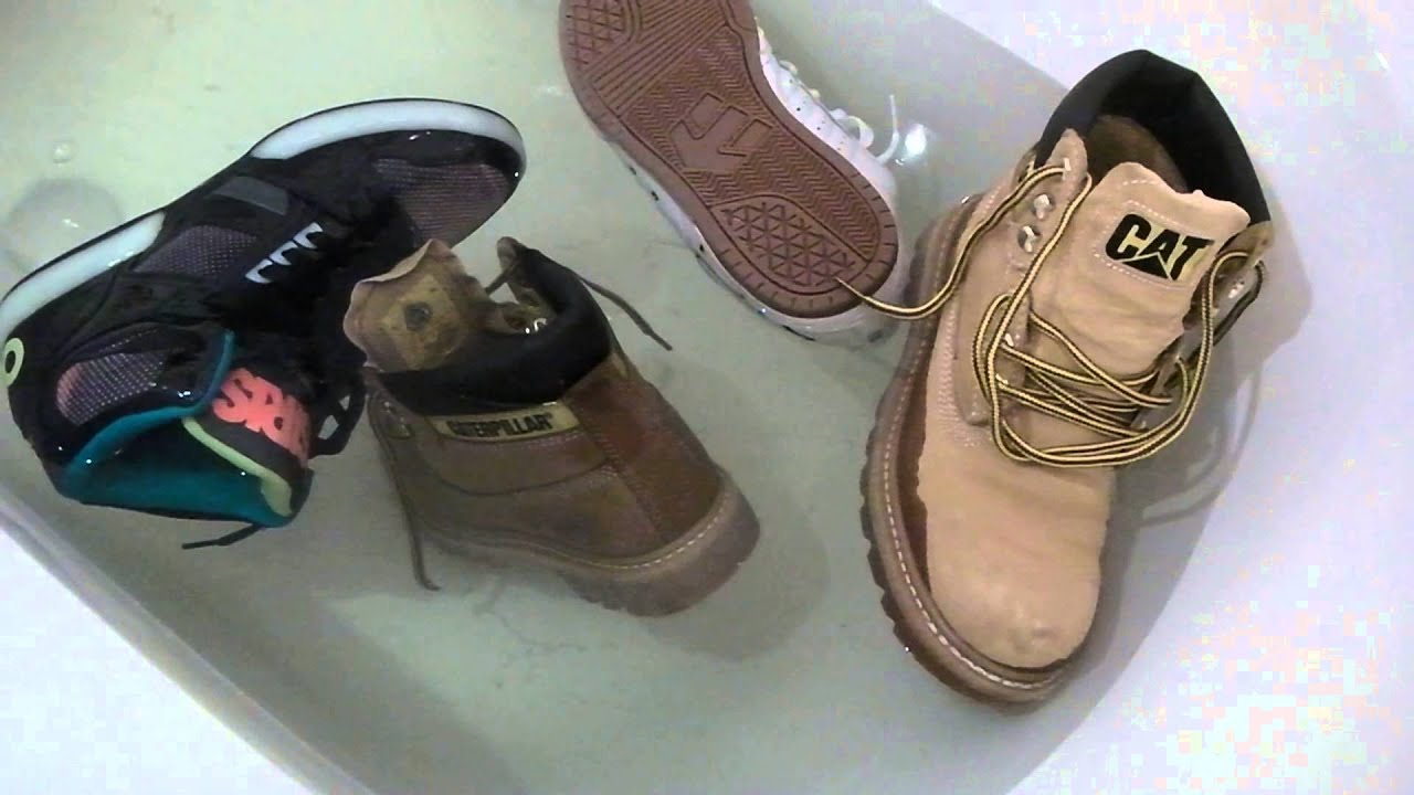 floating skate shoes and soaking nike - YouTube