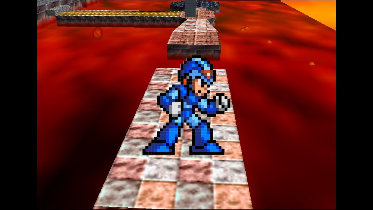Super Mario 64 Con Mega Maniaco (mega man) I Jairito 64 - YouTube
