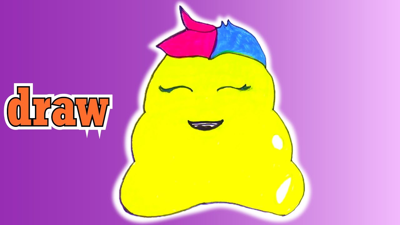 "Draw this Cute Poop" How to #poop - YouTube