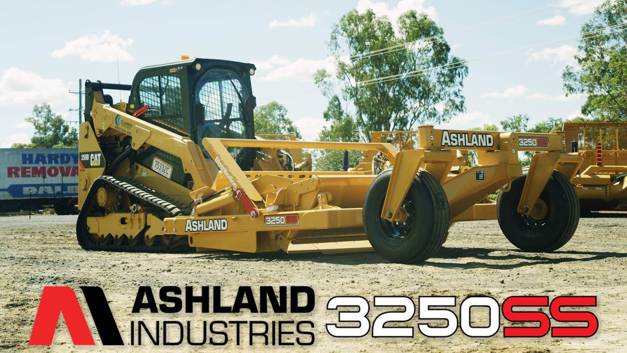 Turn a Skid Steer into a Scraper with the Ashland 3250SS - YouTube