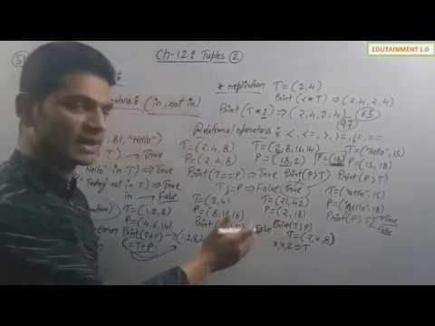 Tuples | Class 11 Computer Science with Python (Video 2) - YouTube