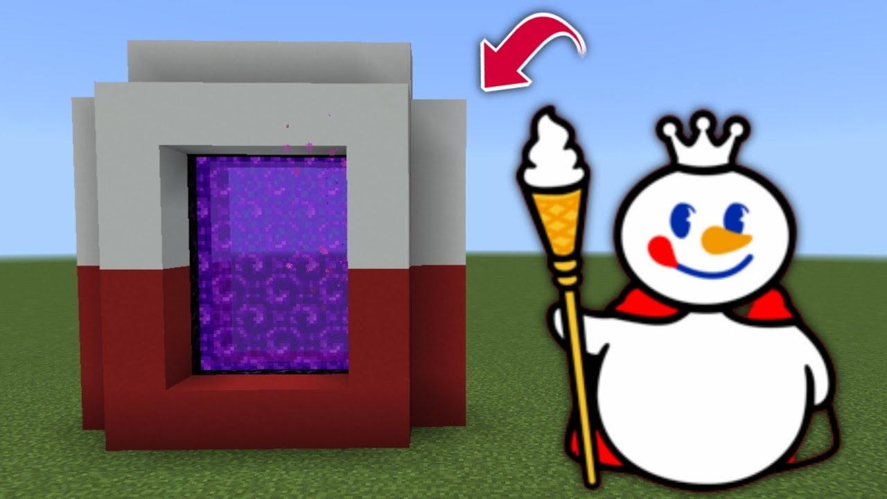 Membuat Portal MIXUE ~ Minecraft PE - YouTube