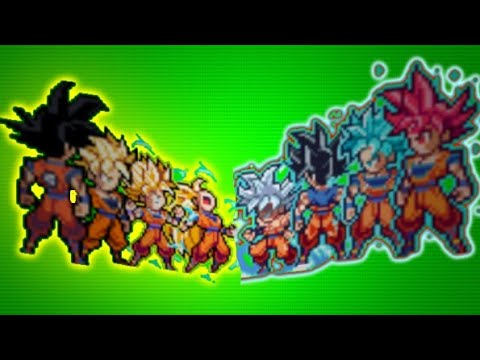 Todas transformações do Goku (chroma key) - YouTube