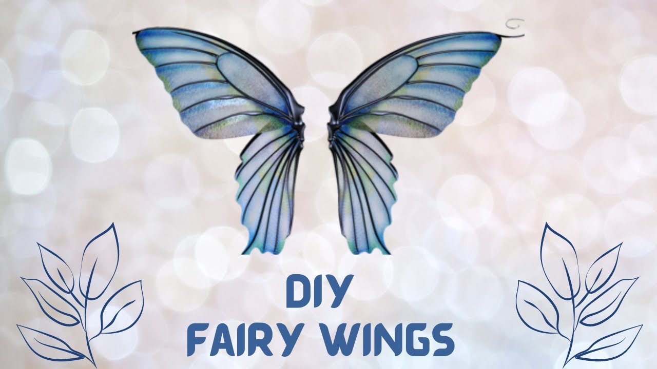 How to make fairy wings | very easy | with cardboard.. - YouTube