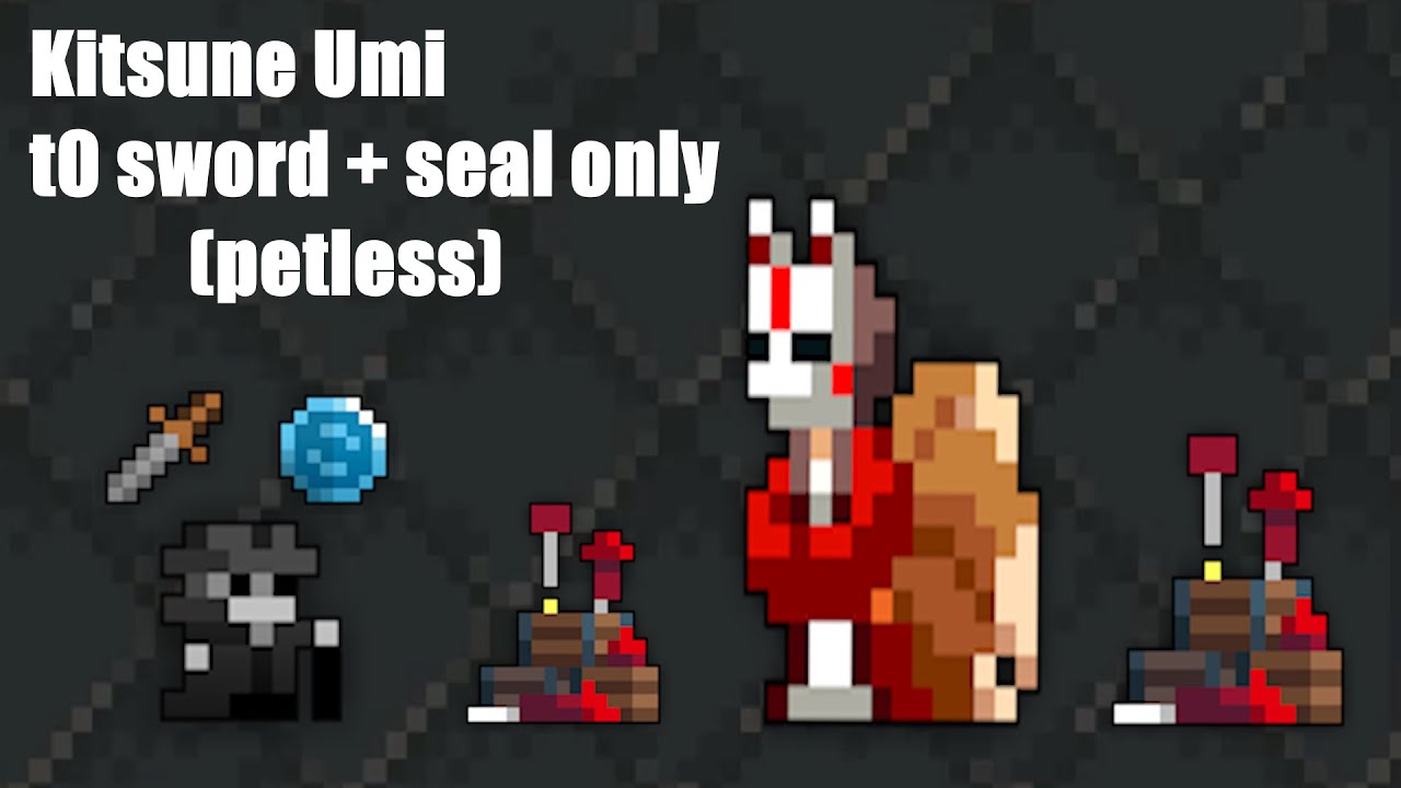 RoTMG - Kitsune Umi petless t0 sword + seal only - YouTube