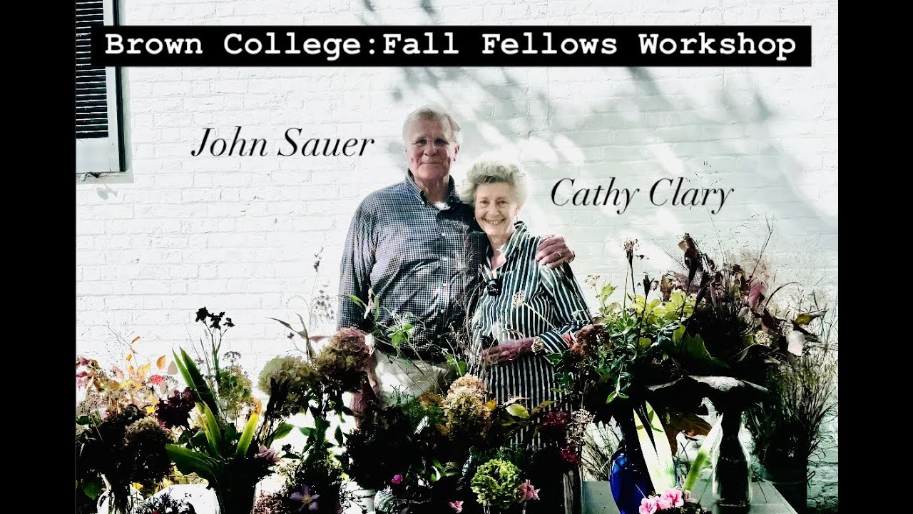 Fall Fellows Workshop: Cathy Clary and John Sauer - YouTube