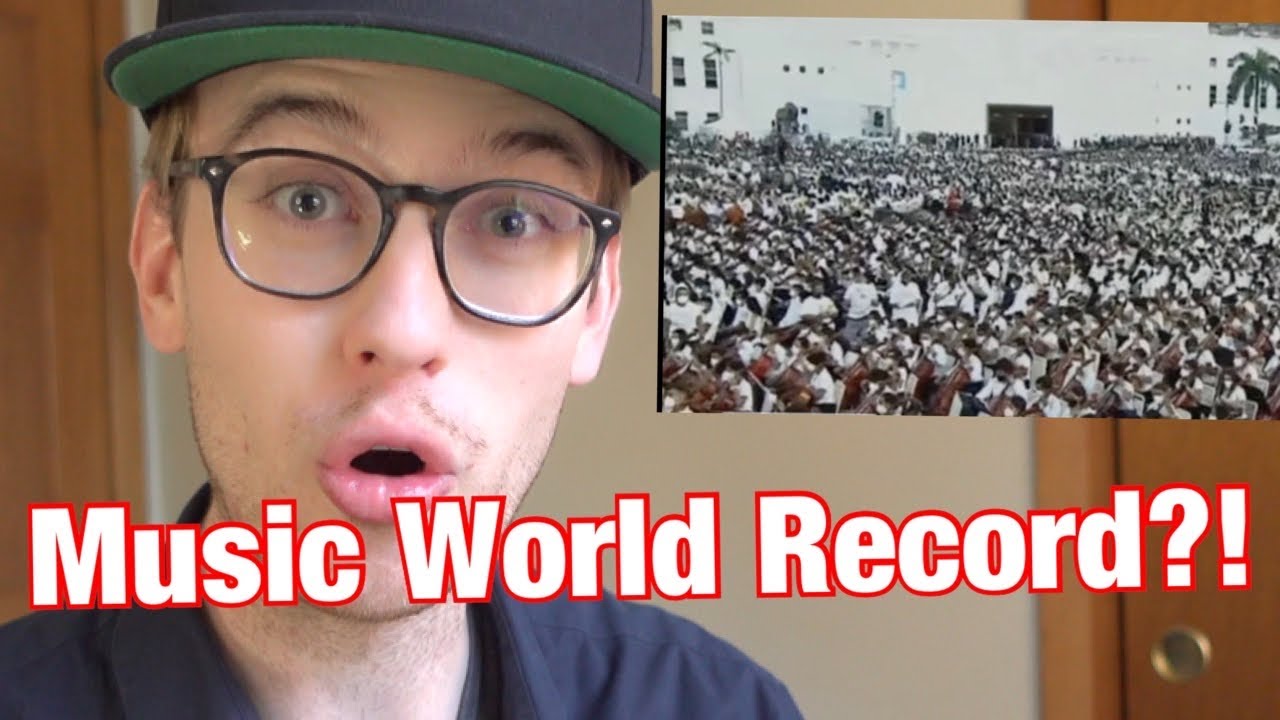 MUSIC WORLD RECORD! Venezuelan Orchestra New World Record - YouTube