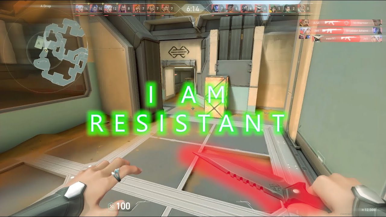 I am Resistant (Valorant montage) knife only #halal - YouTube