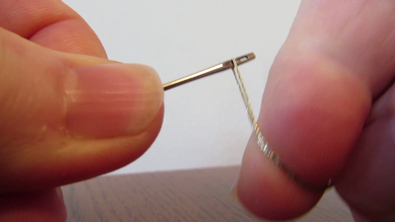 Spiral Eye Needle - YouTube
