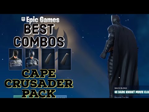 Best Combos | Caped Crusader Pack | Fortnite Skin Review - YouTube