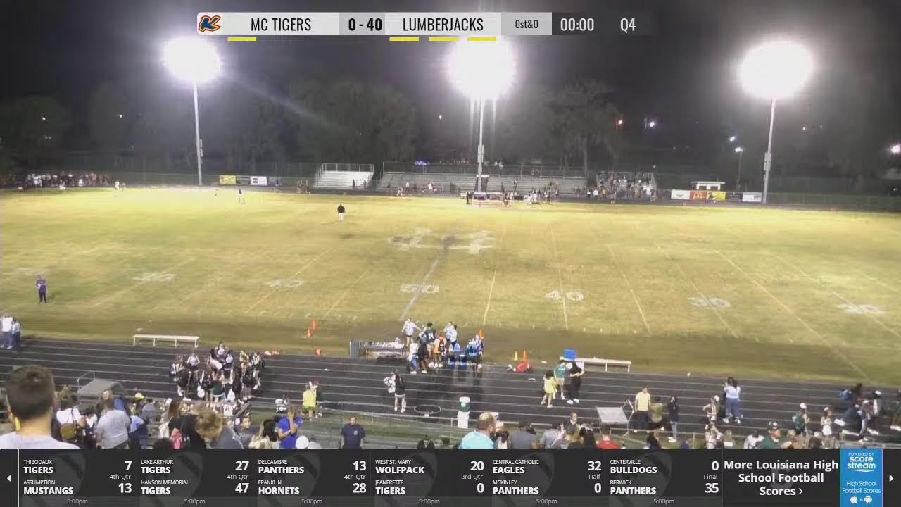 Patterson Lumberjacks vs Morgan City Tigers - YouTube