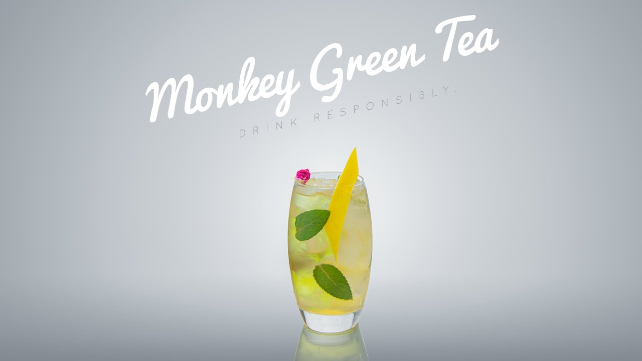 How to make Monkey Green Tea drink recipe (easy dinner cocktail recipes ...
