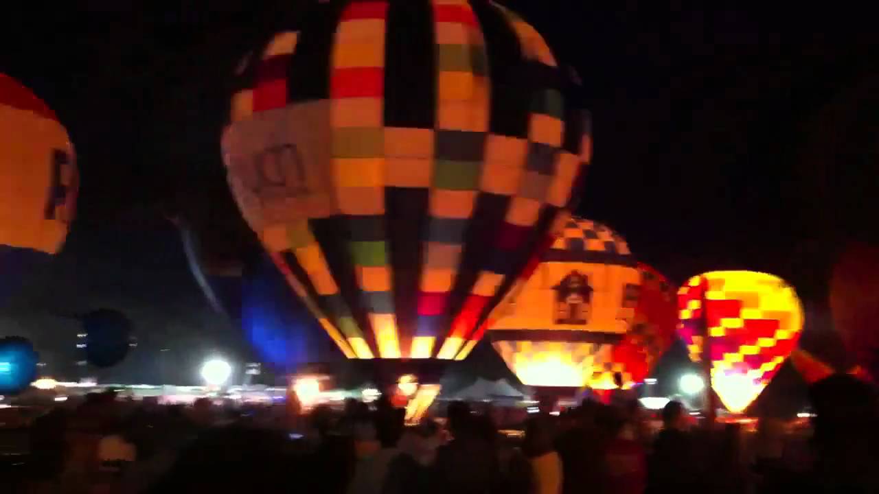 Plano Balloon Festival 2010 Balloon Glow - YouTube