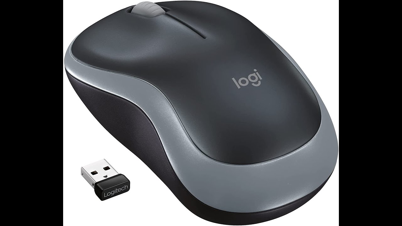 Logitech M185 Wireless Mouse 24GHz with USB Mini Receiver 12 Month ...