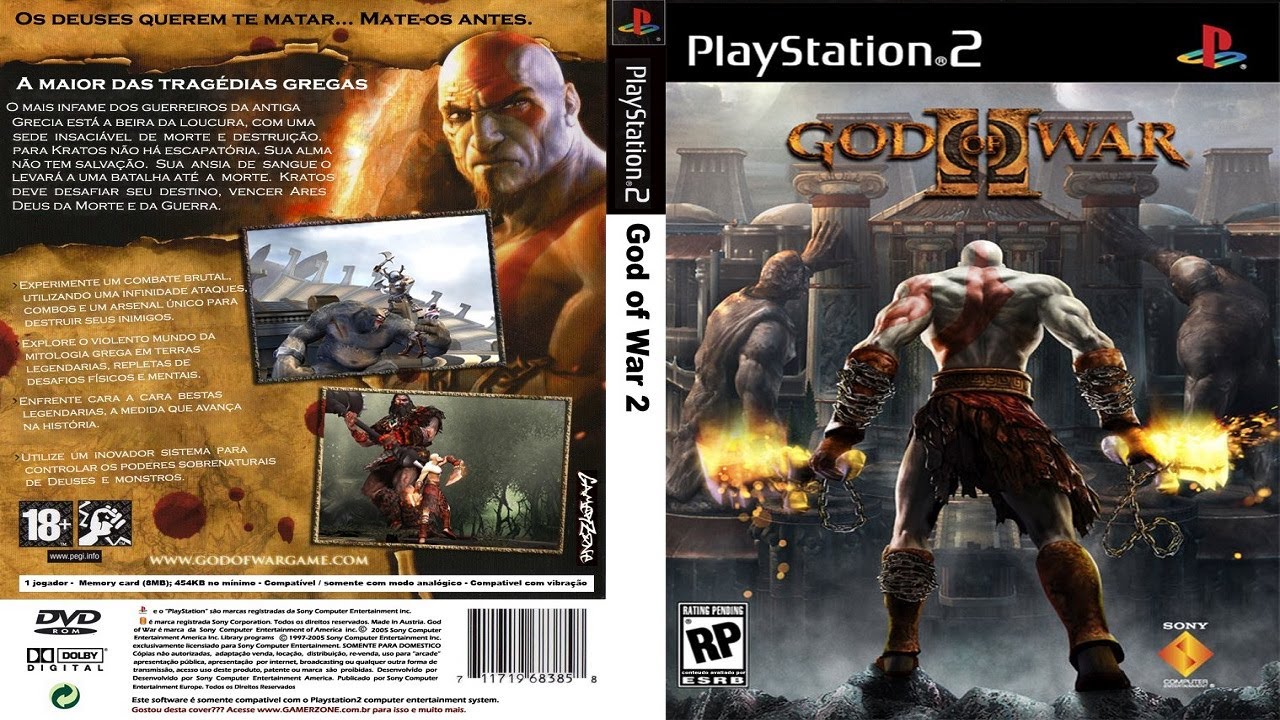 God Of War 2 PS2 ISO - GAMEPLAY PCSX2 1.7 - YouTube