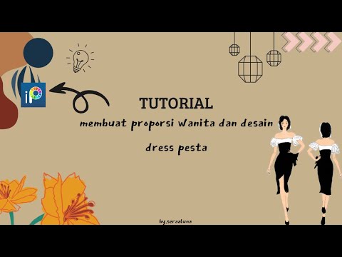 TUTORIAL// Membuat Proporsi Wanita Dan Desain Busana Wanita Menggunakan ...