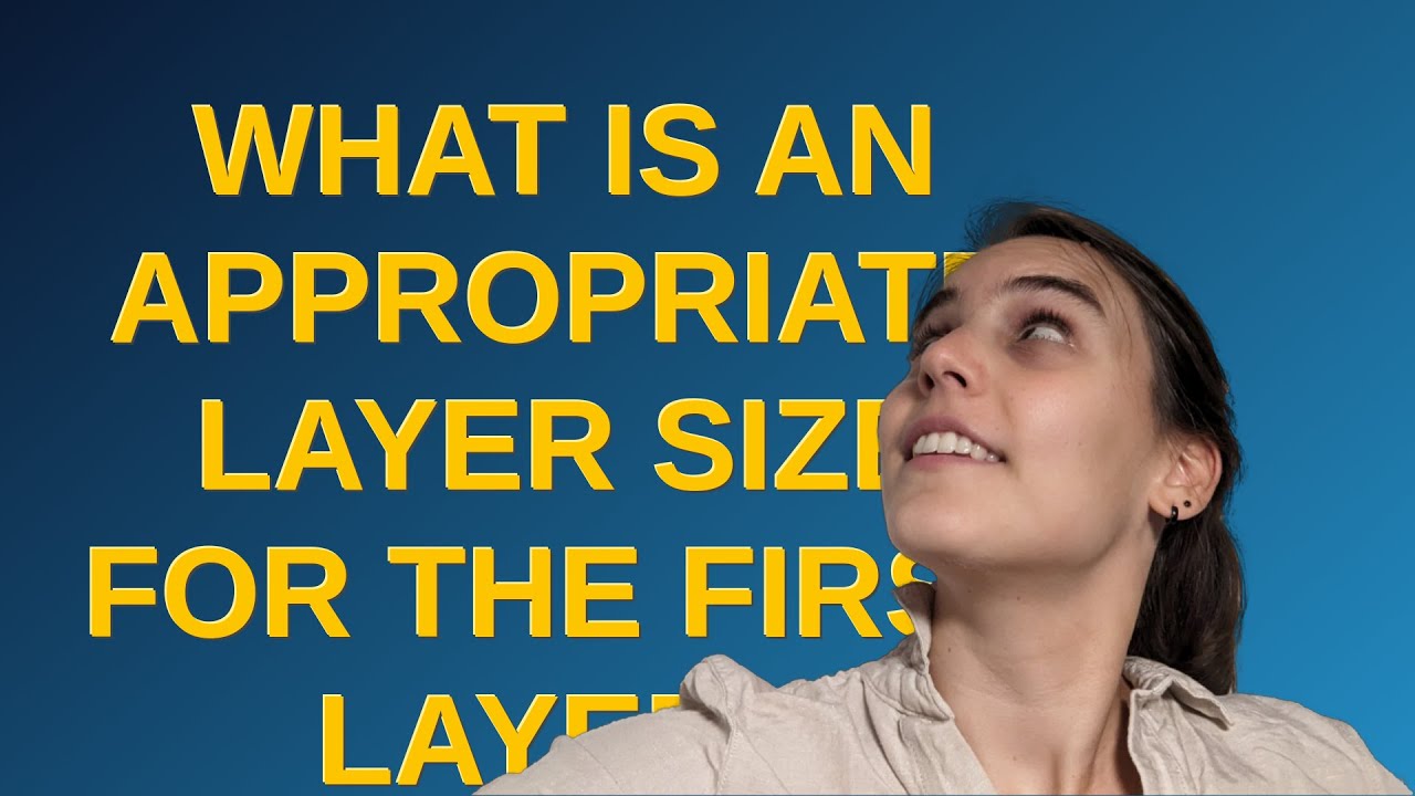 3dprinting: What is an appropriate layer size for the first layer? - YouTube