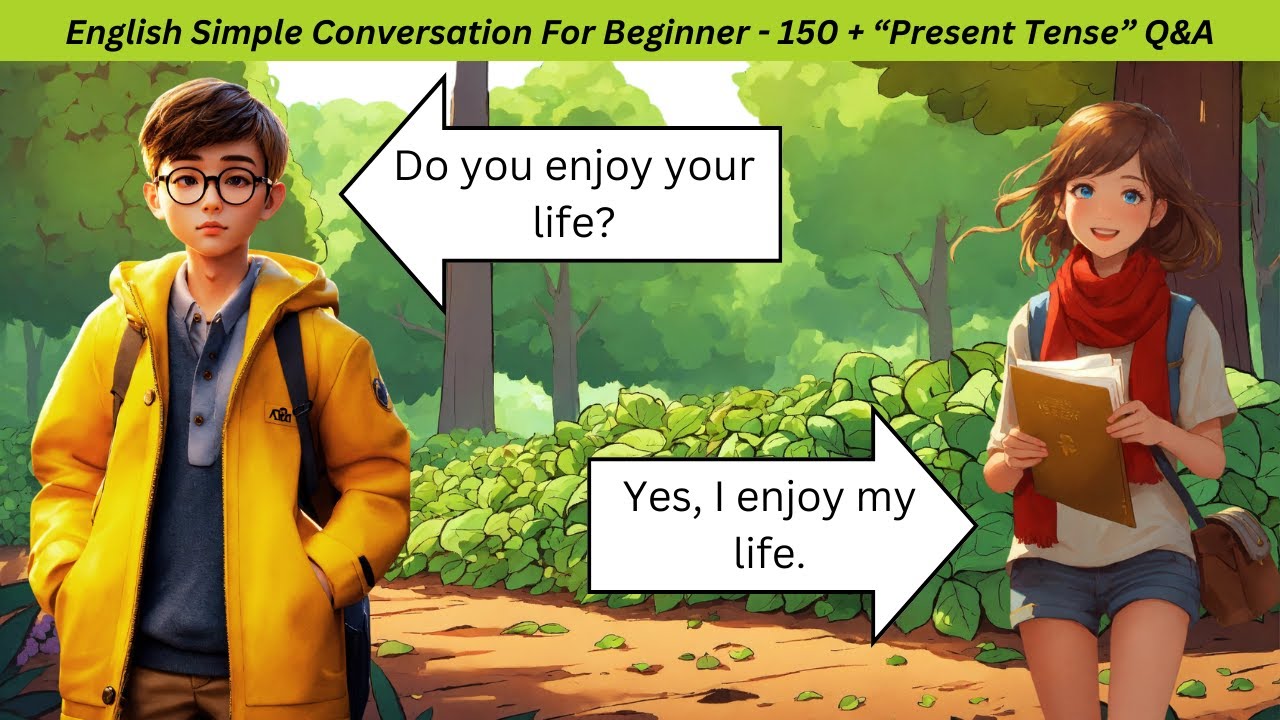 Everyday English Conversation Practice || 150+ Present Tense || Simple ...