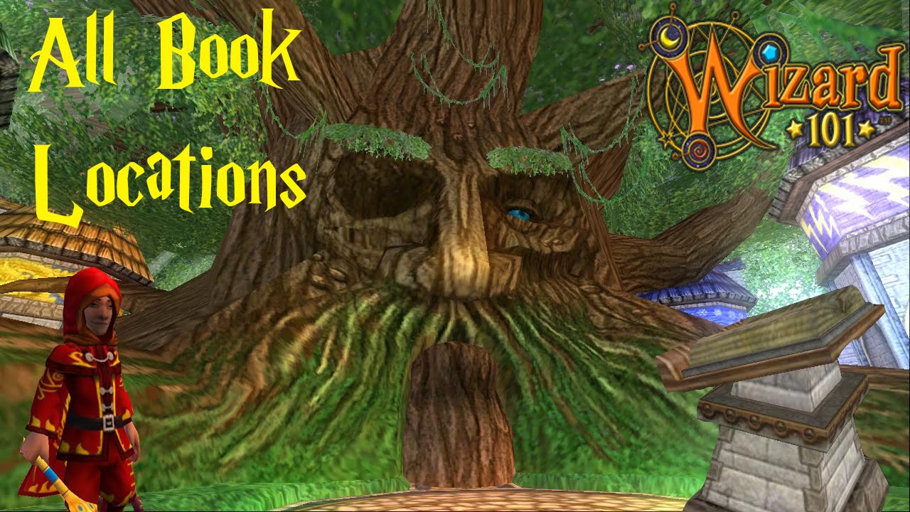 Wizard101 - Wizard City - Book Locations - YouTube