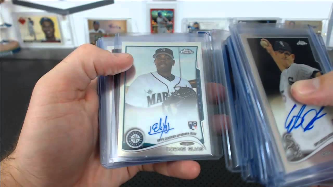 2014 Topps Chrome Baseball Jumbo Case Break #12 Hit Recap - YouTube