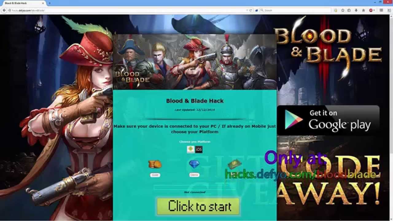 Blood & Blade Hack How to and PROOF of Blood & Blade Cheats ...