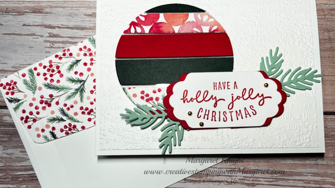 Floating Panel Holiday Card @CreativeStampingwithMargaret - YouTube