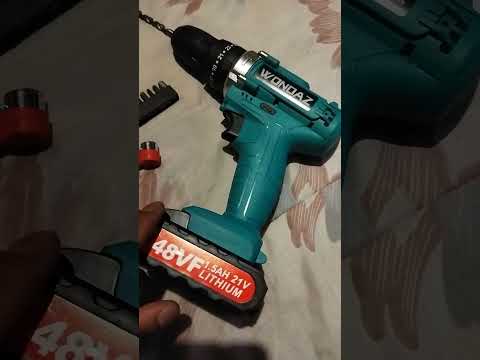 Taladro atornillador e impacto uso rudo marca WONDAZ - YouTube