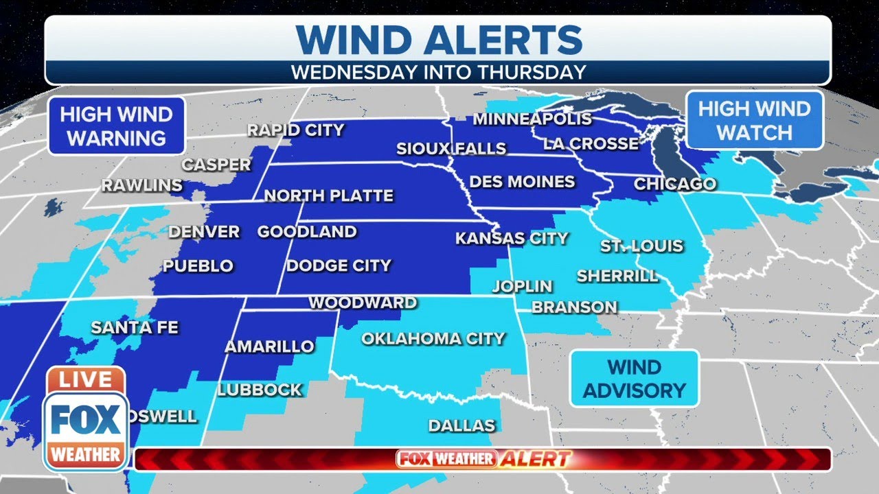 More Than 100 Million Under Wind Alerts Ahead Of 'Historic' Event - YouTube