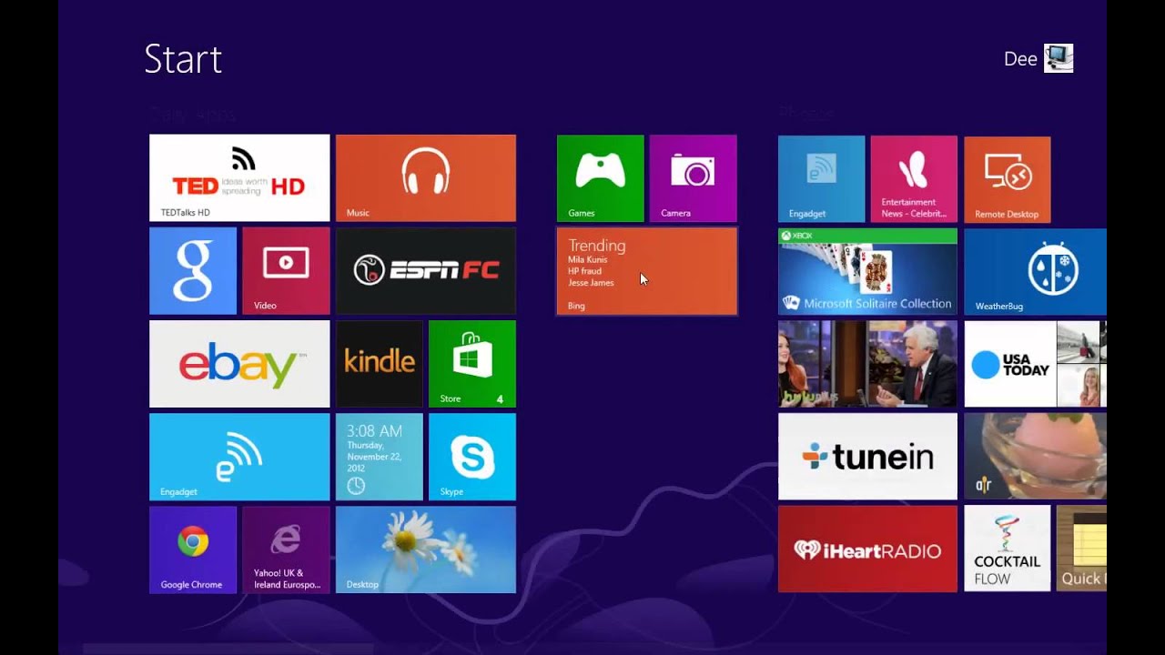 100 Windows 8 Tips and Tricks 62 How To Turn Off The App Switcher - YouTube