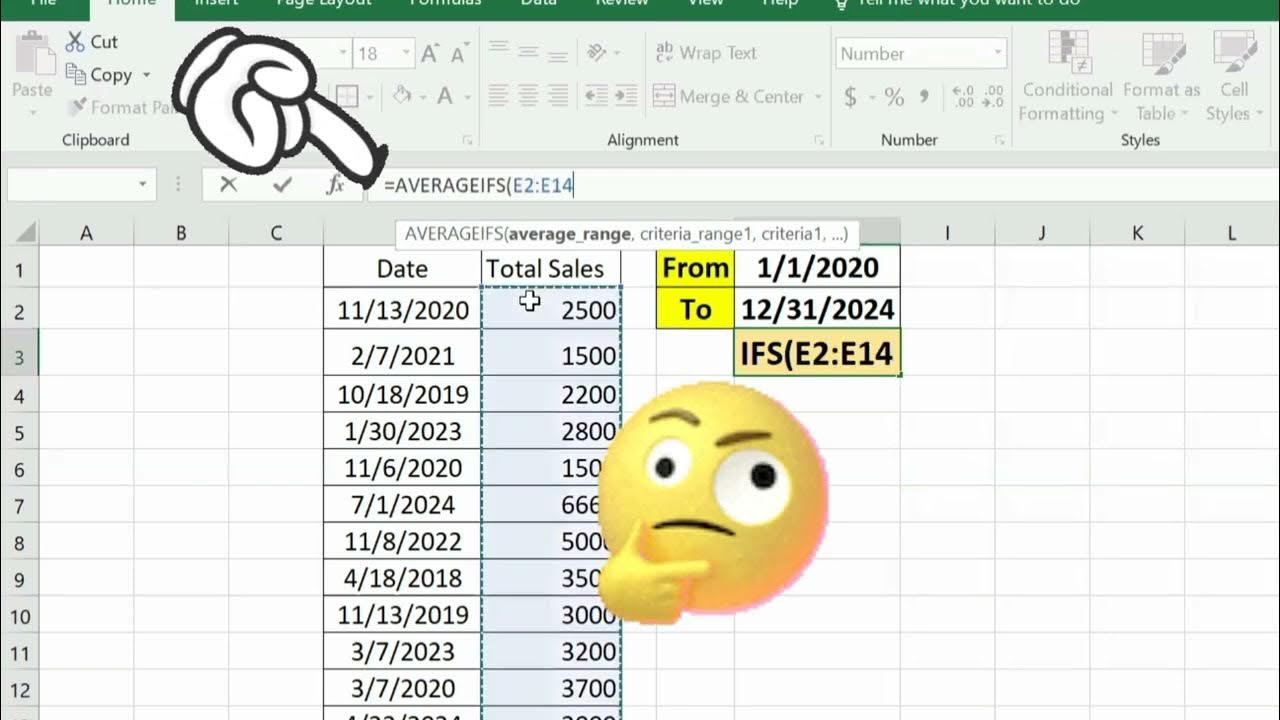 Excel tips and tricks for freshers - AverageIFs in Excel - Excel interview preparation for ...
