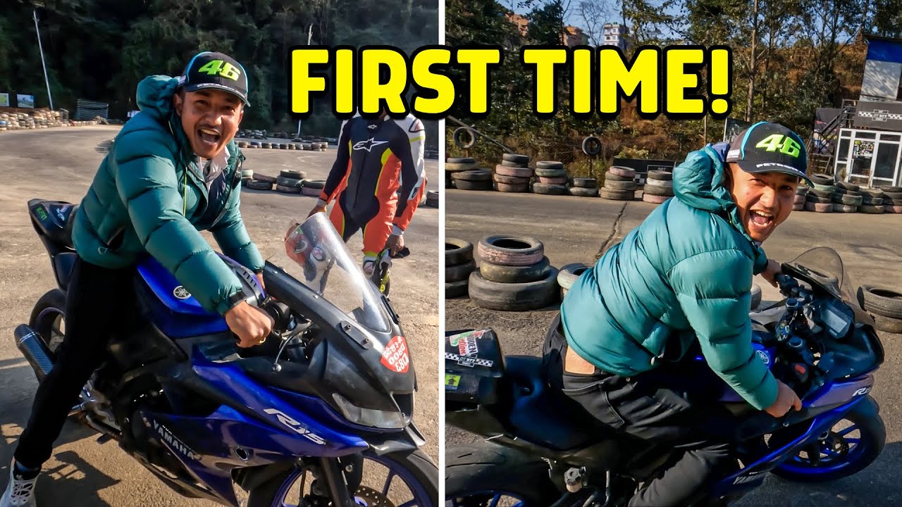 ACCIDENT Pachi BIKE RIDE First Time Garey - YouTube