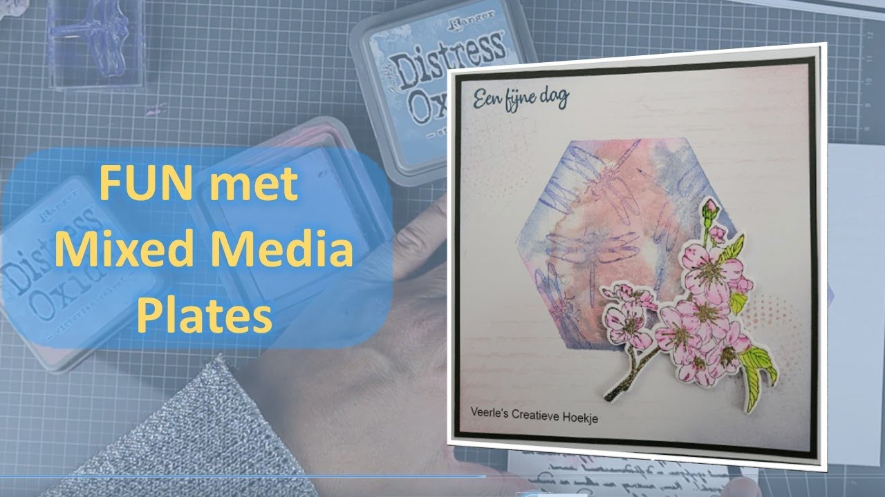 Plezier met de Mixed Media Plates van Nellie's Choice - YouTube