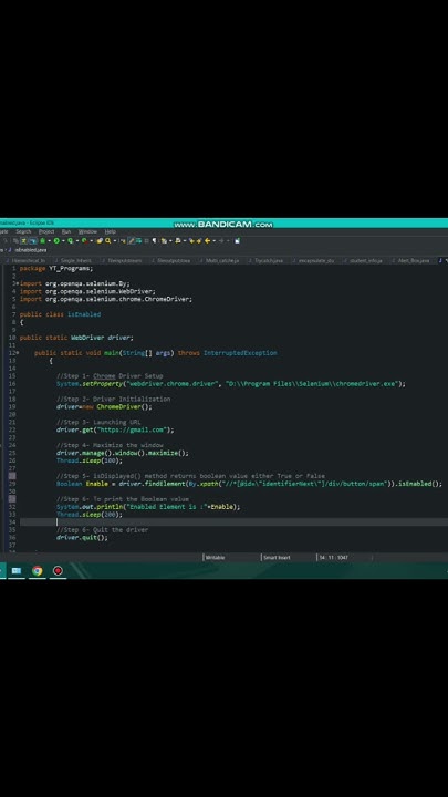 How To Use isEnabled Method In Selenium| How To Use isEnabled Method In Selenium ️| #java # ...