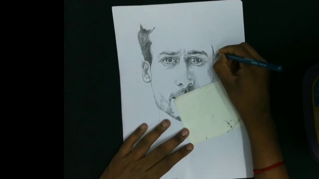 How to draw Tiger Shroff || drawing Tiger Shroff || Passion of Art ...