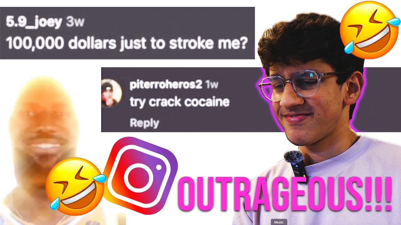 Most OUTRAGEOUS Instagram Reel Comments Ever! 😱 - YouTube