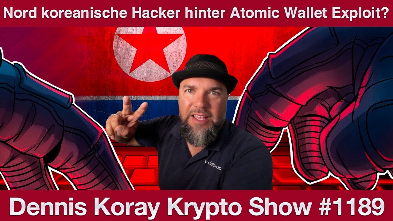 #1189 Atomic Wallet Hack 100 Millionen Dollar Verlust durch Lazarus Gruppe - YouTube