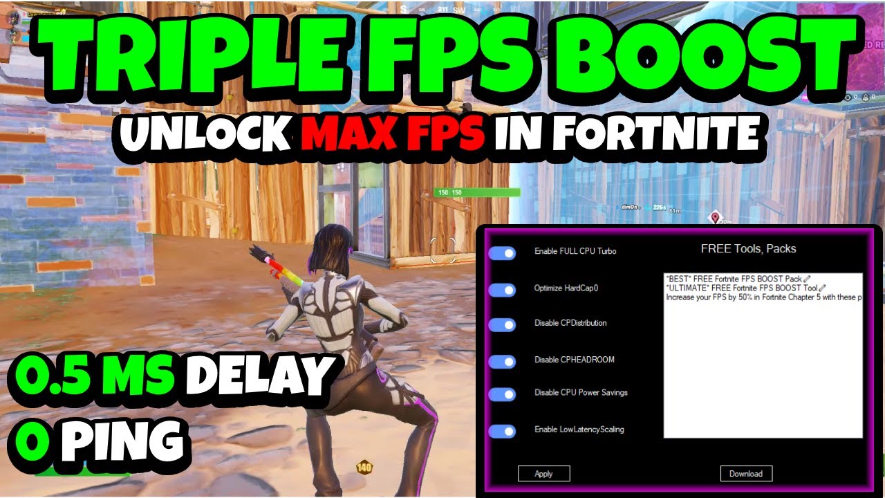 Unlock MAX FPS in Fortnite with this secret optimization tool! - YouTube