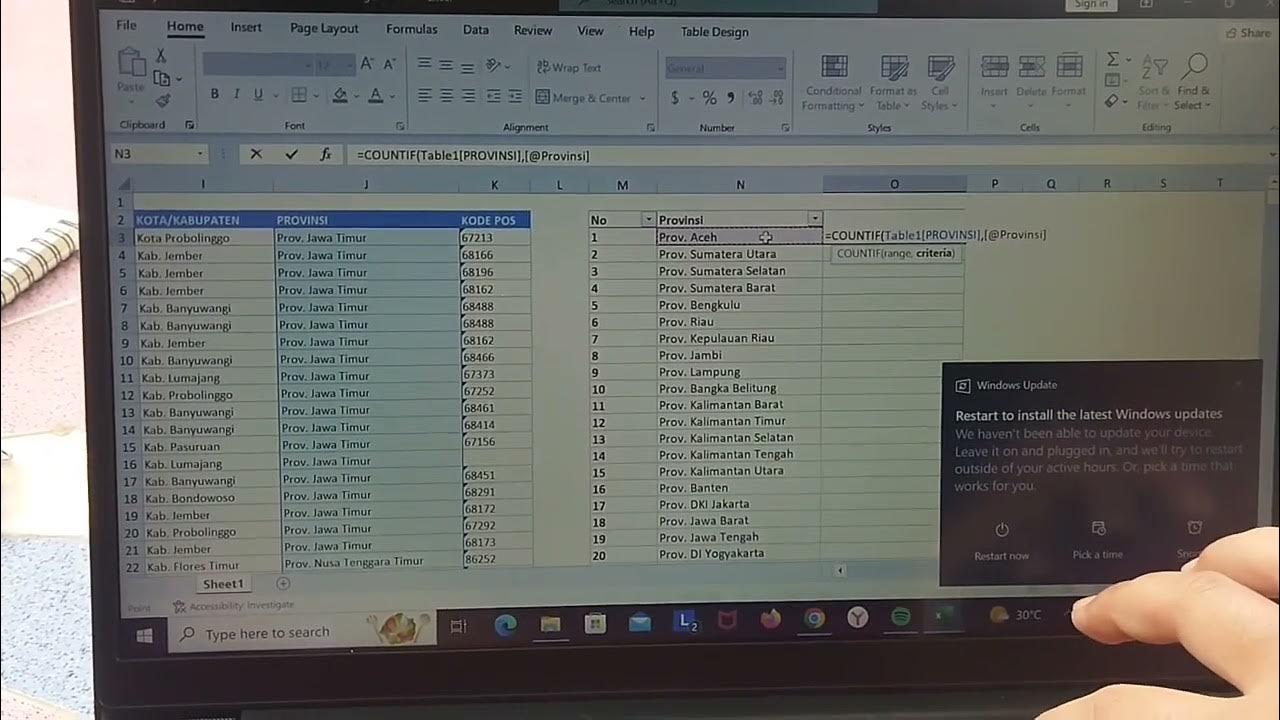 TUTORIAL MEMBUAT GRAFIK DAN MAP DI MICROSOFT EXCEL - YouTube