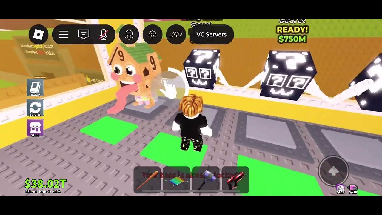 Trying to get new secret from lucky block!! - YouTube