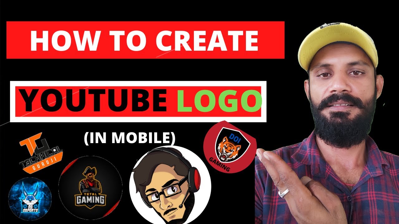 How To Create a YouTube Channel Logo in mobile, How To Make ...