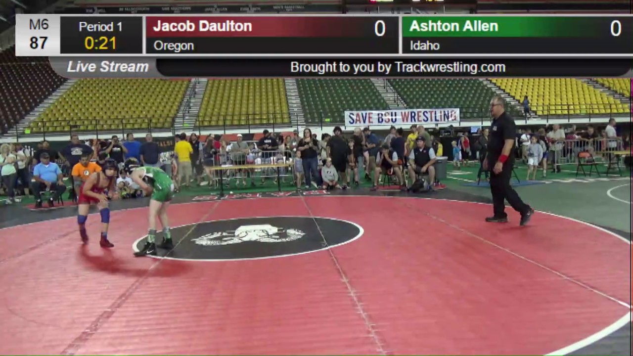 312 Intermediate 87 Jacob Daulton Oregon vs Ashton Allen Idaho ...