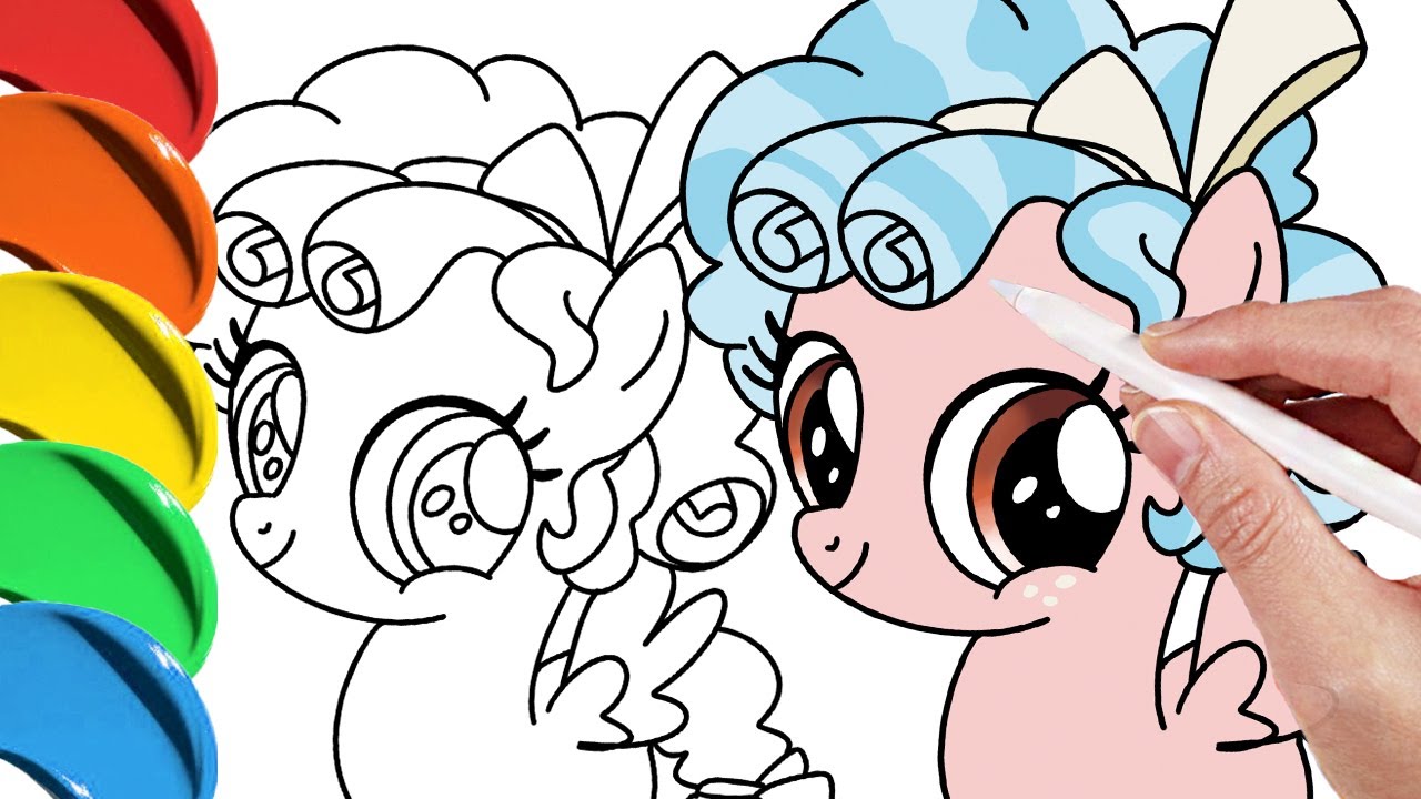 How To Draw My Little Pony Cozy Glow - easy drawing, coloring - YouTube