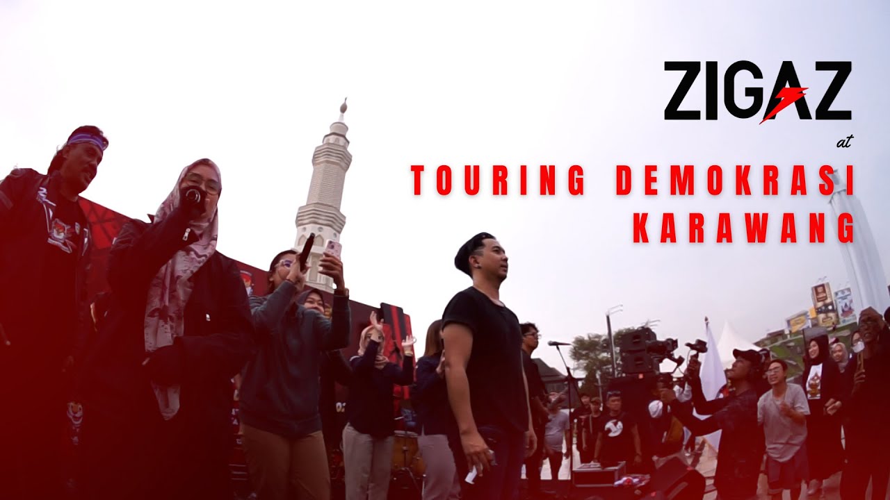 ZIGAZ VLOG - TOURING DEMOKRASI KARAWANG - YouTube