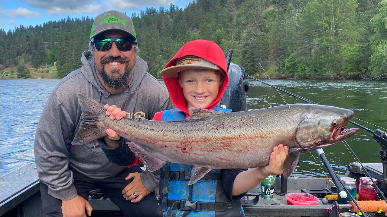 Clearwater River Spring Chinook Report 6/19/22: Awesome Egg Bite! - YouTube