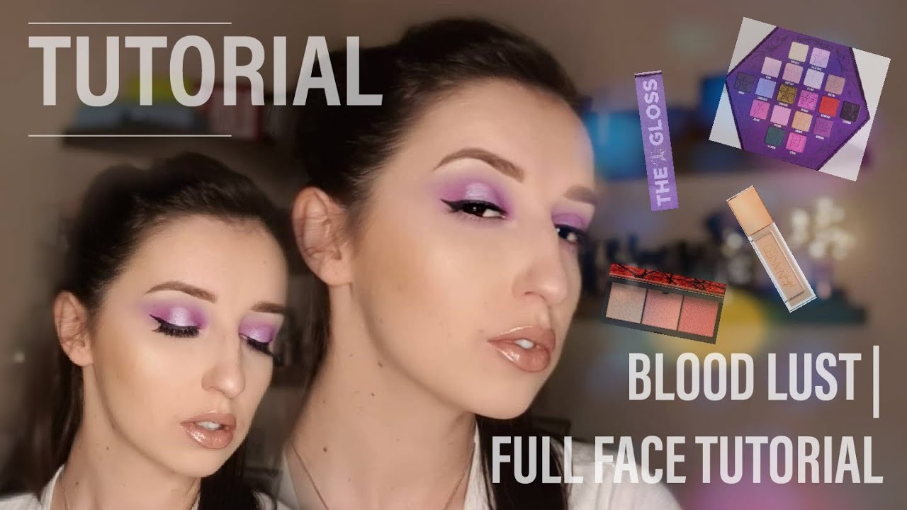TUTORIAL | BLOOD LUST COLLECTION // Full Face - Lavender, Pastel ...